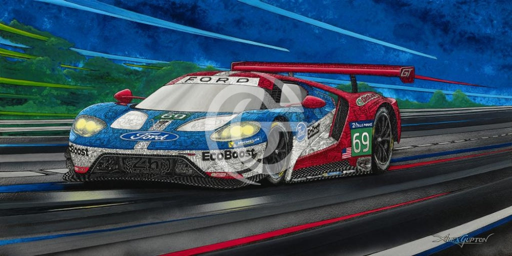 10x20 Paper Print - Ford GT – Gupton Gallery