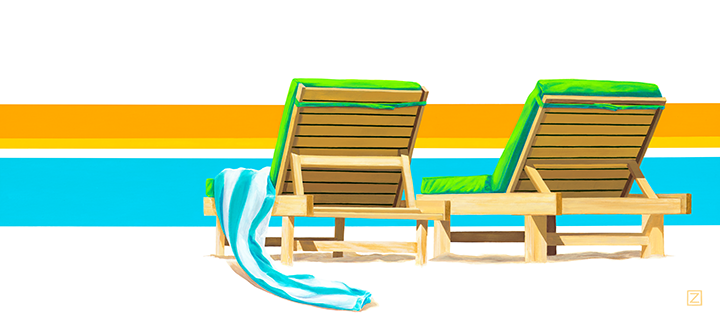 8x10 Paper Print - Out for a Swim Print – Gupton Gallery